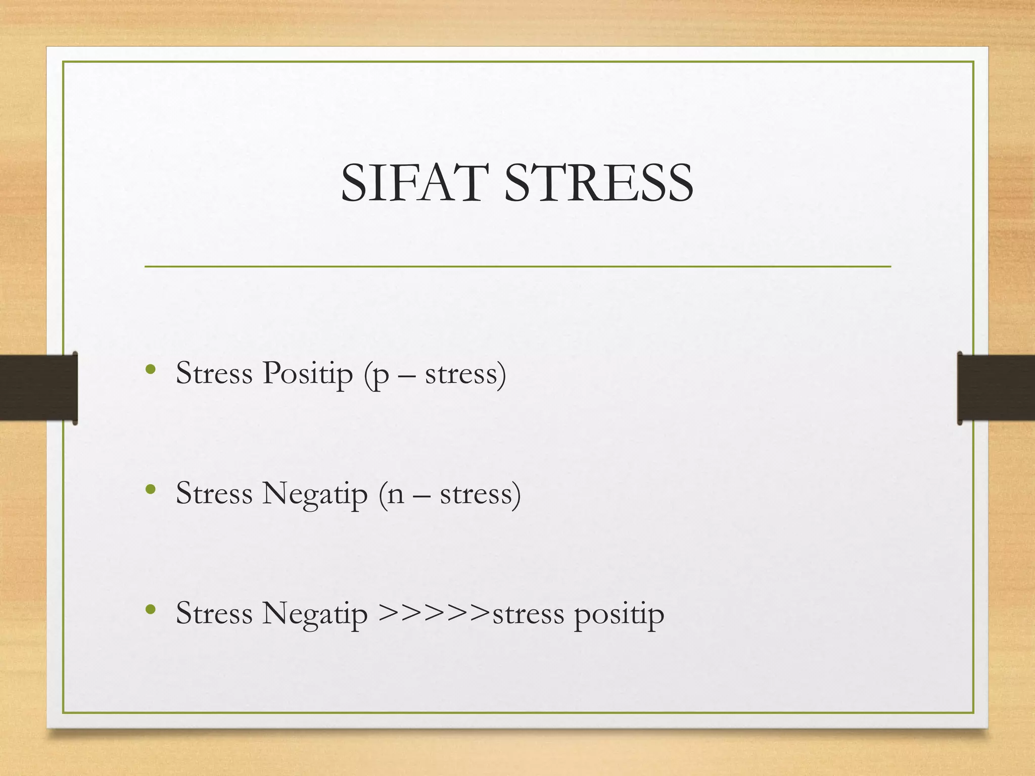 Ppt05 manajemen stres | PPT