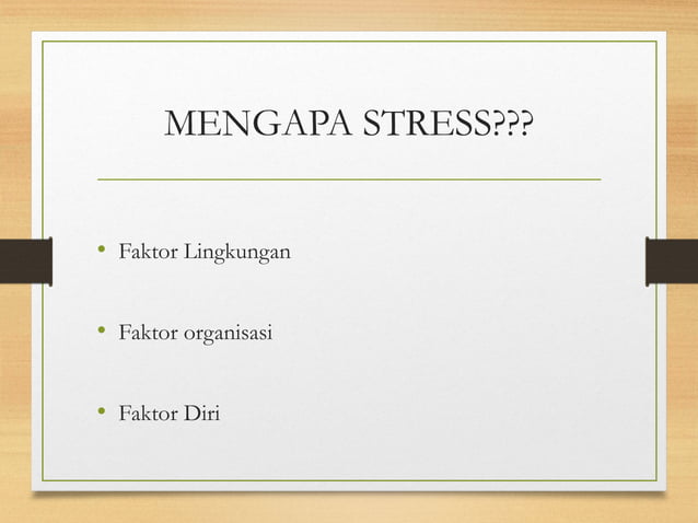 Ppt05 manajemen stres | PPT