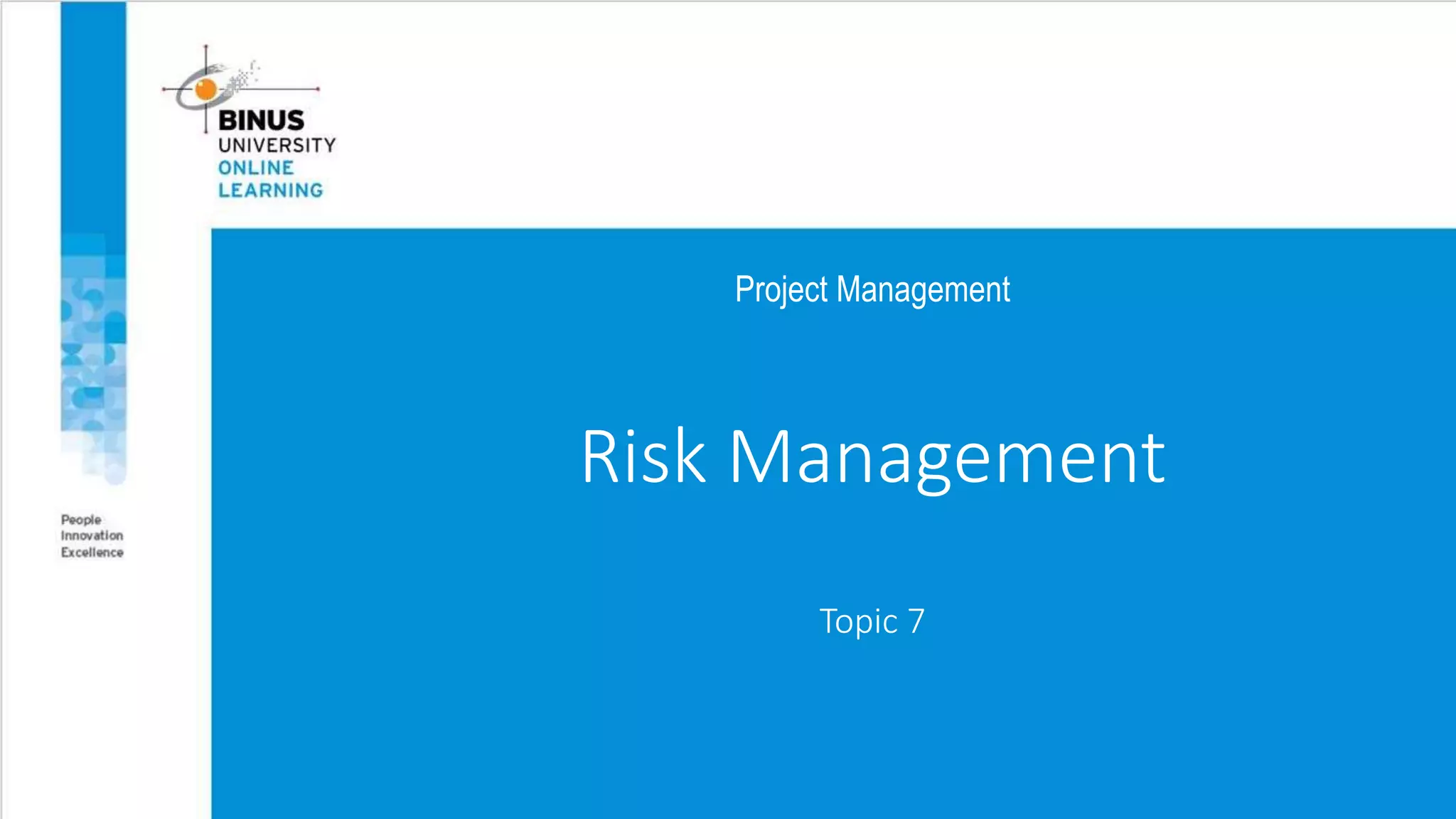 PPT07 - Risk Management .pptx | Civil Engineering Industry | Industries