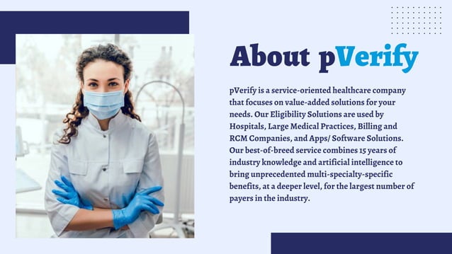 Complete Patient Eligibility Verification – pVerify | PDF