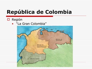 Republica de Colombia (general) | PPT