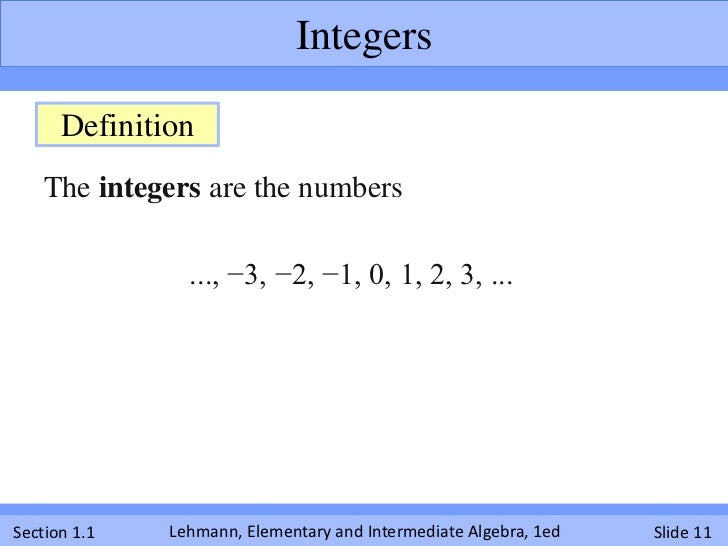 Basic Algebra Ppt 1.1