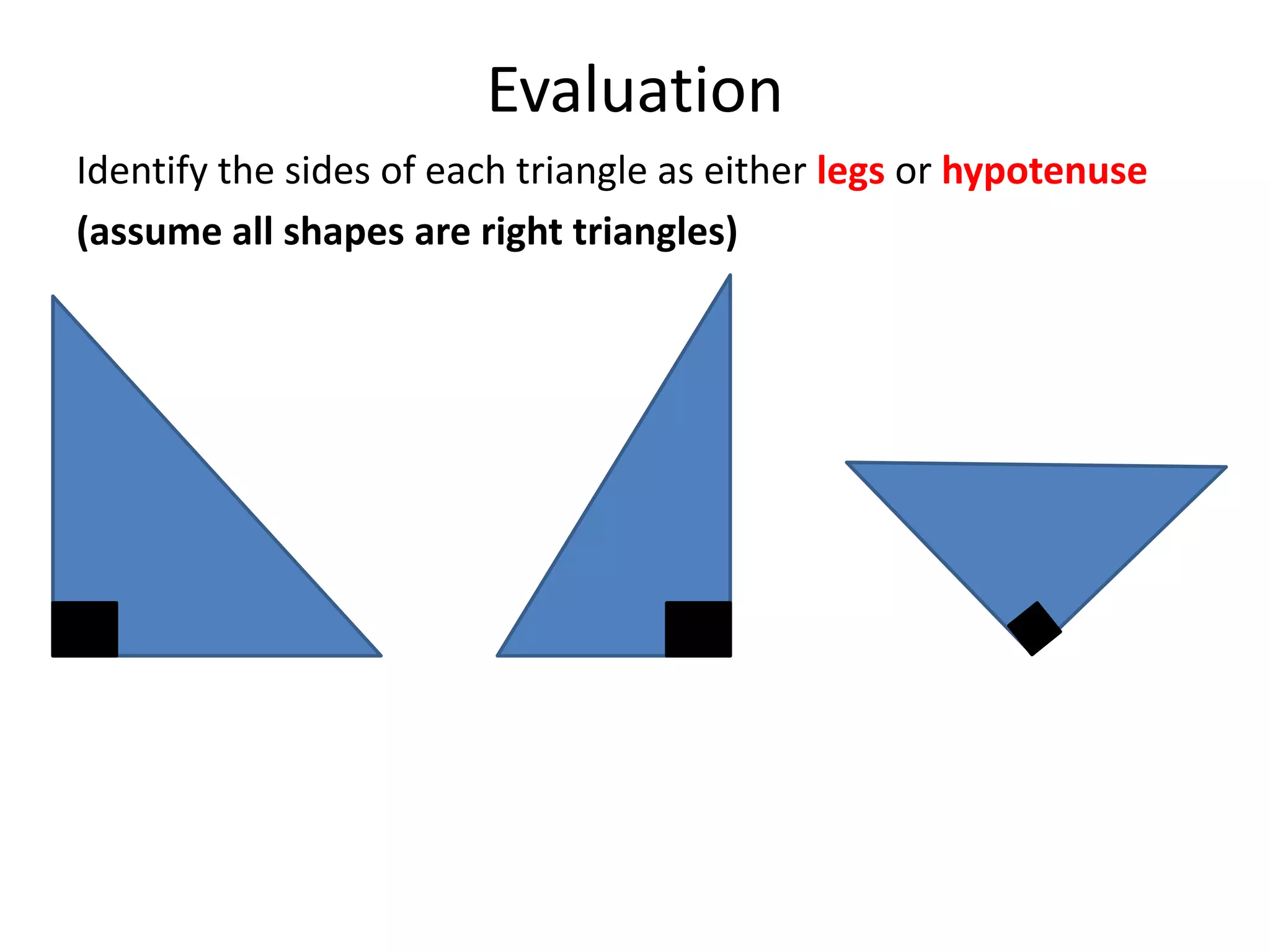 Pythagorean Theorem Lesson | PPTX