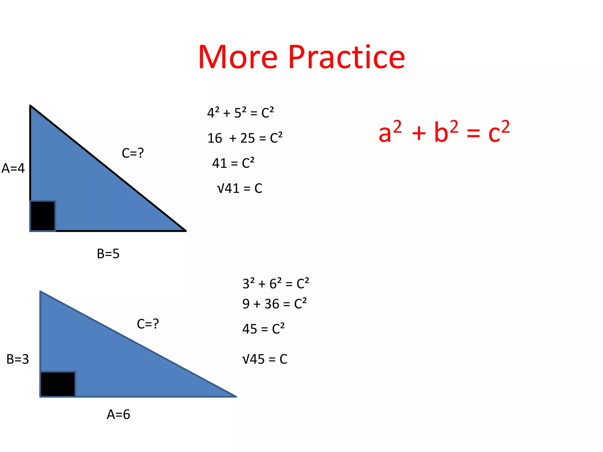Pythagorean Theorem Lesson | PPTX