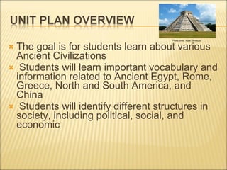 Grade 5 Ancient Civilizations Unit | PPT