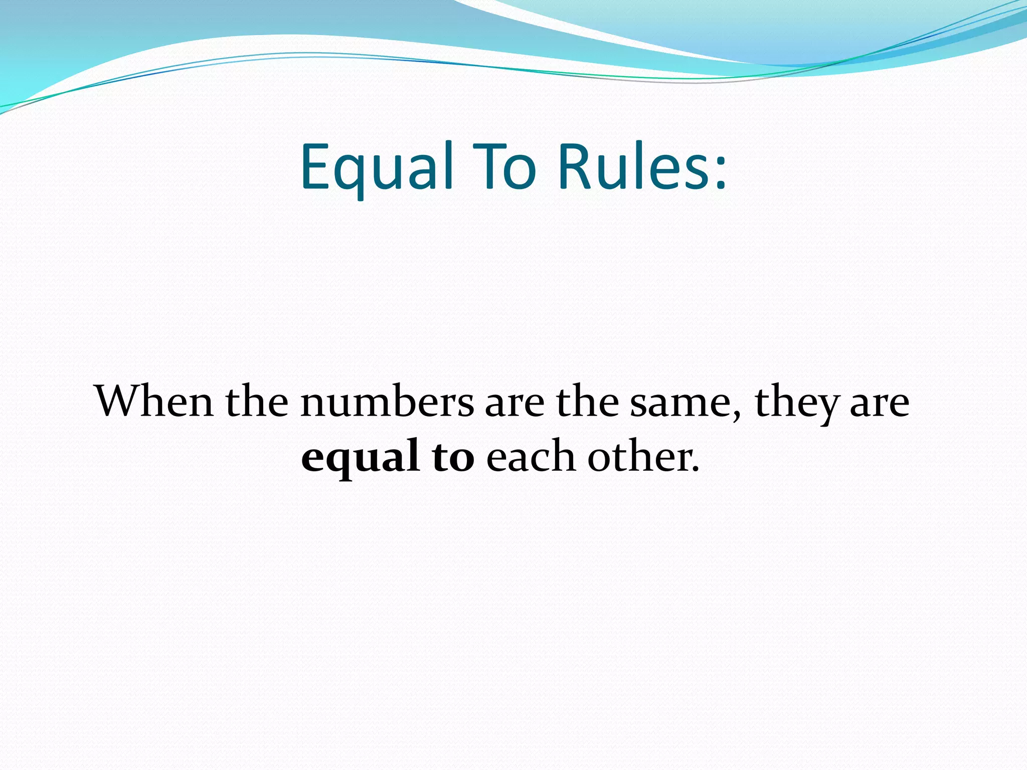 More than, Less than, Equal to | PPTX