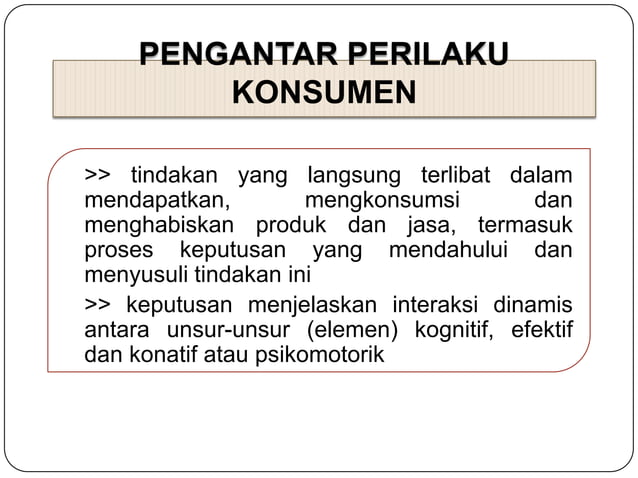 PPT1. perilaku konsumen | PPTX