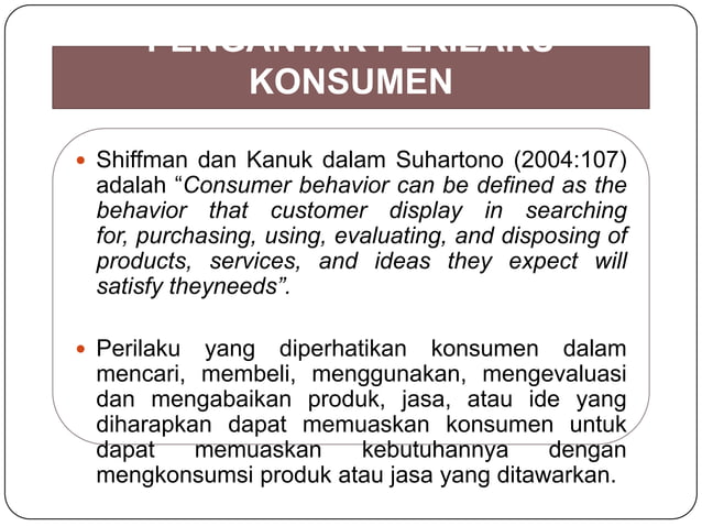 PPT1. perilaku konsumen | PPTX