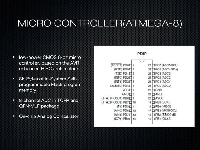 MEMS based gesture controlled robot | PPT