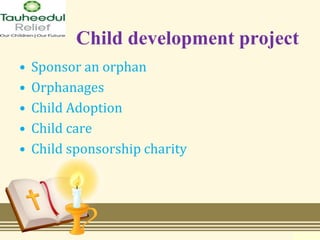 Child Sponsorship Charity And More - An Overview | PPTX