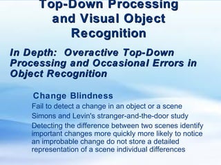 Recognising Visual and Auditory Stimuli | PPT