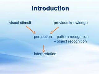 Recognising Visual and Auditory Stimuli | PPT