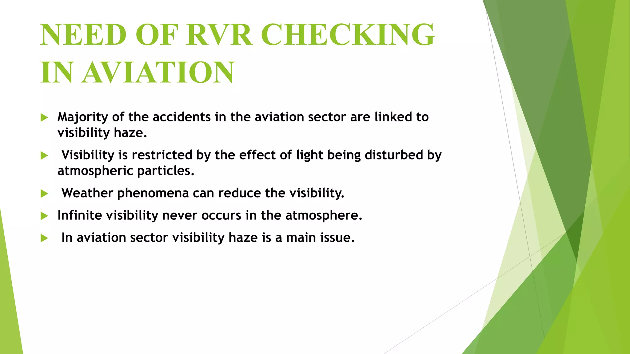 RVR Transmissometer | PPTX | Weather | Science