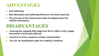 RVR Transmissometer | PPTX | Weather | Science