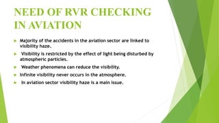 RVR Transmissometer | PPTX | Weather | Science