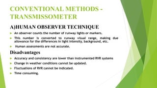 RVR Transmissometer | PPTX | Weather | Science