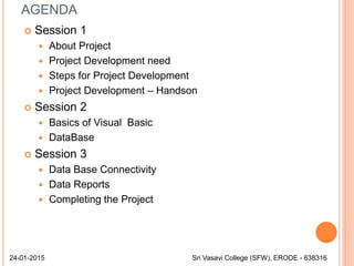 Introduction to Project Development using Visual Basic | PPTX