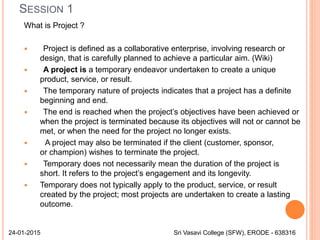 Introduction to Project Development using Visual Basic | PPTX