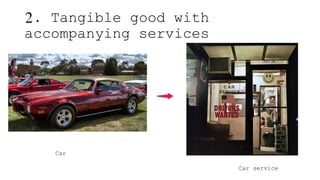 How do we define and classify services, and how do they differ from ...