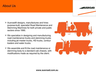 Road Maintenance Trucks | PPT