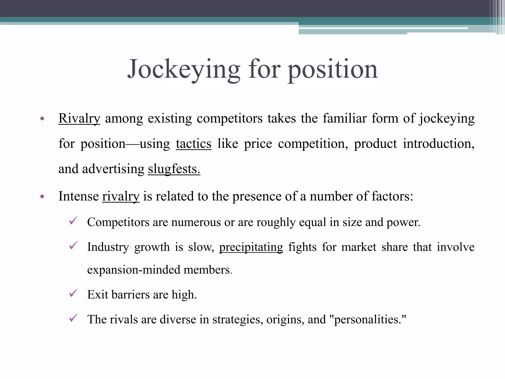 How Competitive Forces Shape Strategy | PPT