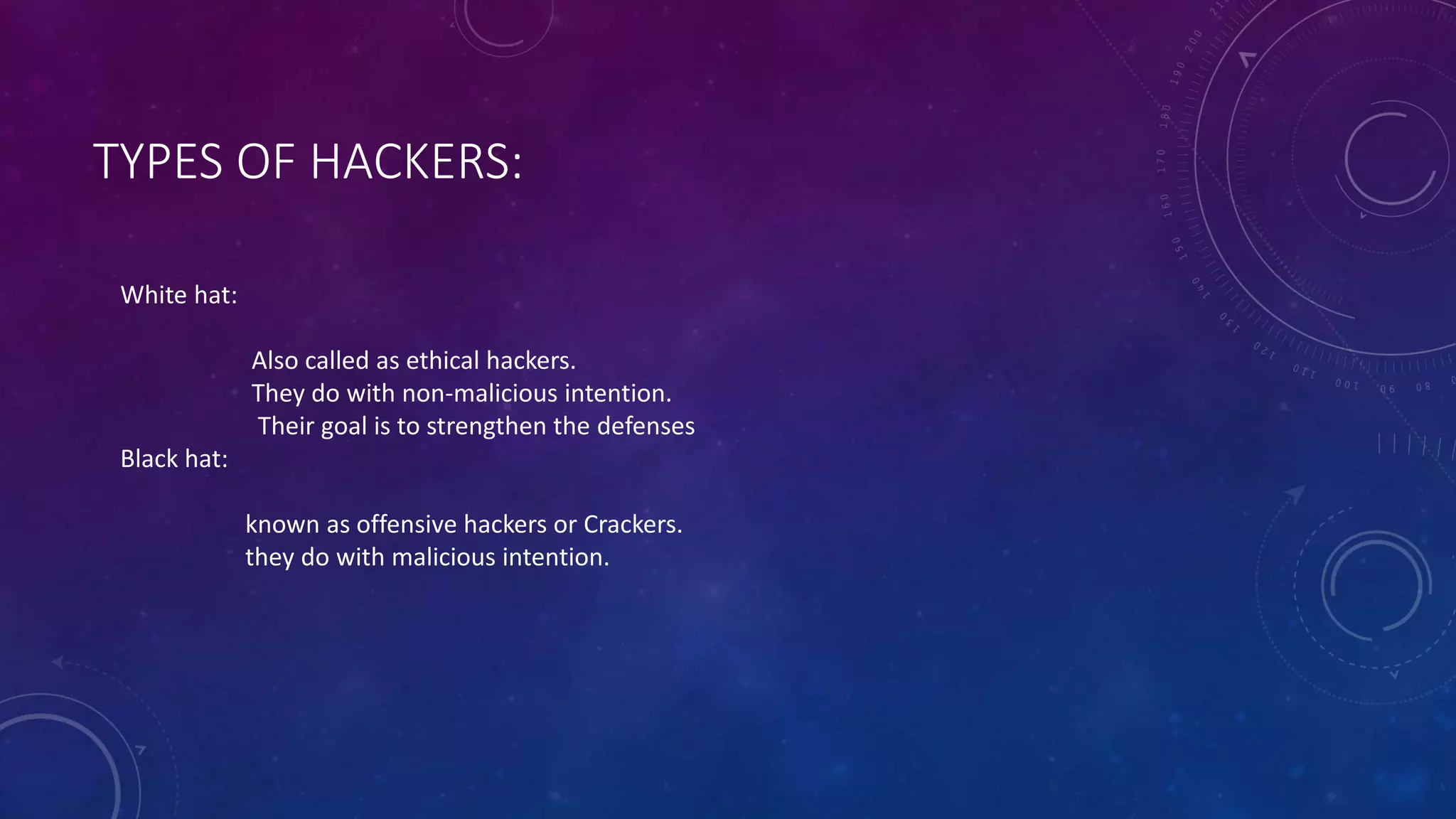 hacking and its types | PPT