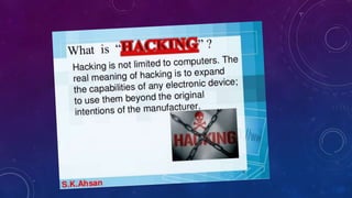hacking and its types | PPT