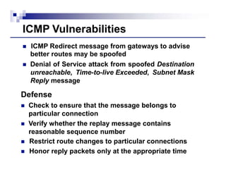 security problems in the tcp/ip protocol suite | PPT