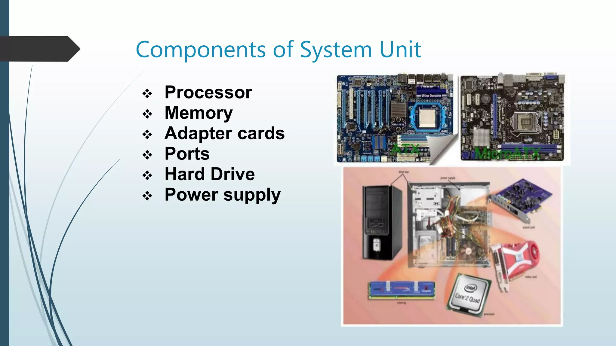 Components of System Unit | PPTX