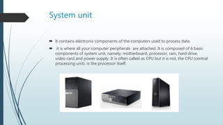 Components of System Unit | PPTX