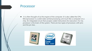 Components of System Unit | PPTX