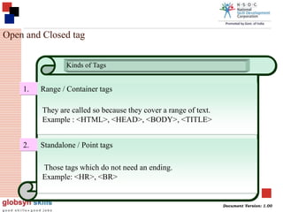 Hyper Text Markup Language (HTML) | PPTX