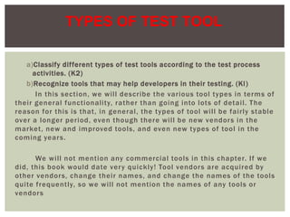 Tool support for testing | PPT