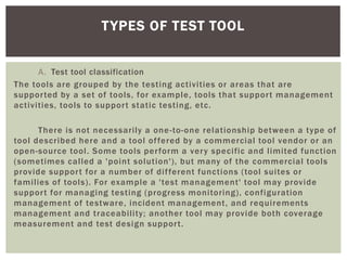 Tool support for testing | PPTX