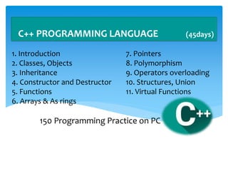 all types of computer courses in ambala | PPTX