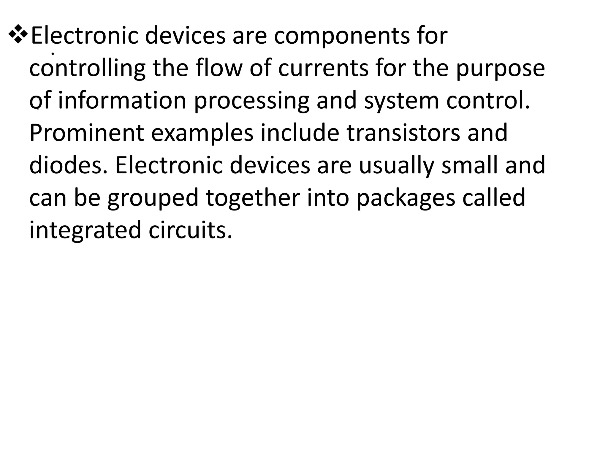 electronic and electrical devices a short case study | PPTX