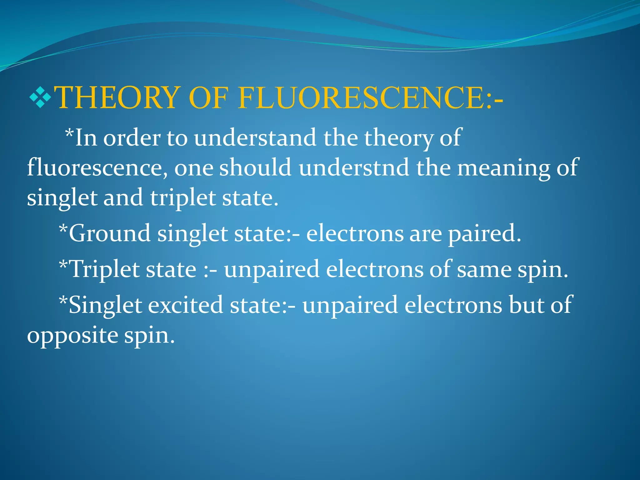 Spectrofluorimetry ppt | PPTX