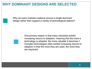 Standards Battles and Design Dominance | PPT