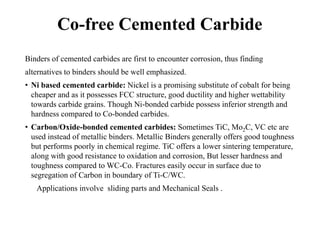 Studies on Graded Cemented Carbides | PPTX