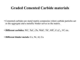 Studies on Graded Cemented Carbides | PPTX