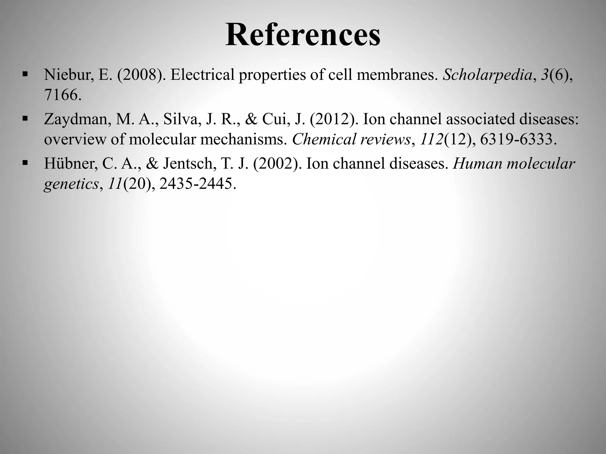 Presentation on Electrical Properties of Cell Membrane | PPTX