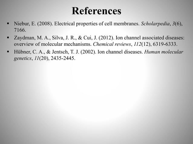 Presentation on Electrical Properties of Cell Membrane | PPTX | Chemistry | Science