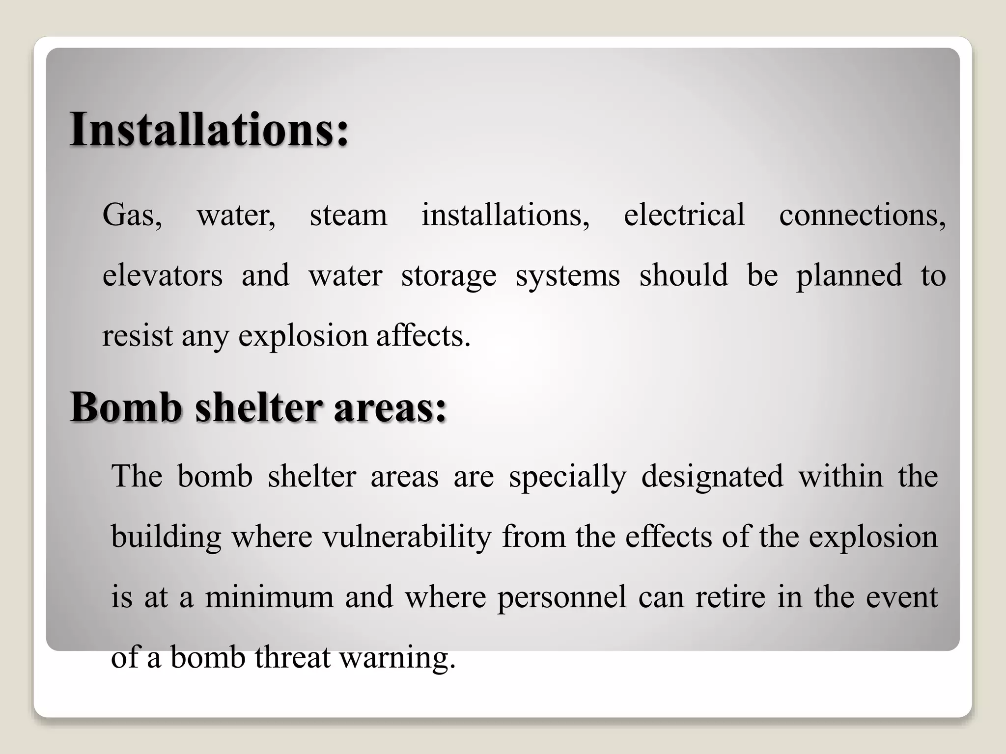BLAST RESISTANT STRUCTURES | PPTX