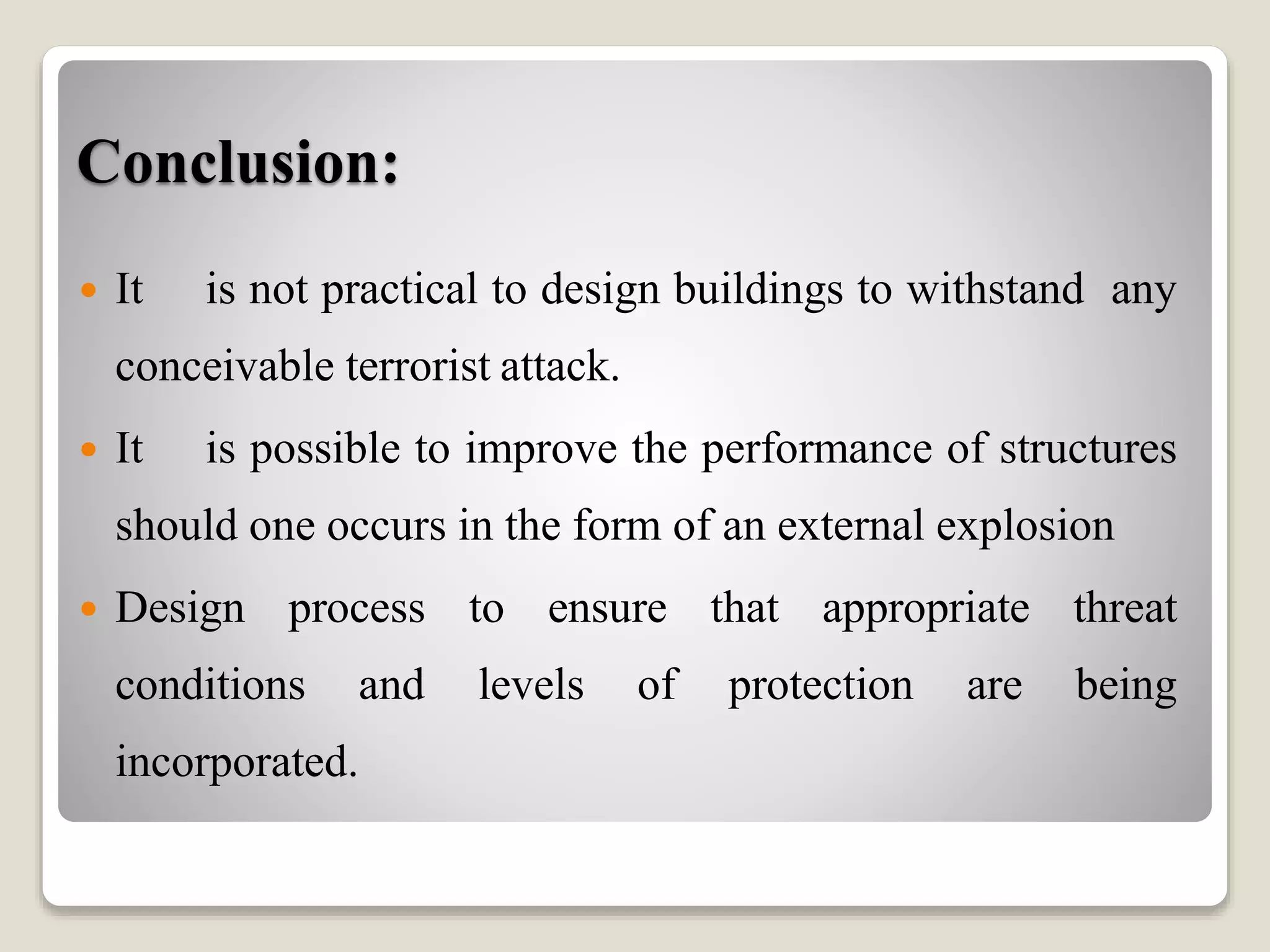 BLAST RESISTANT STRUCTURES | PPTX