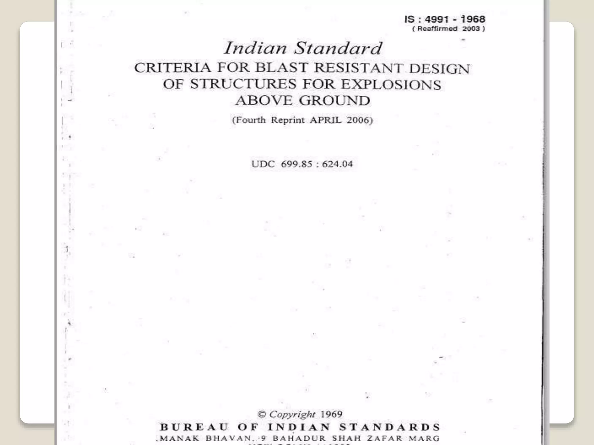 BLAST RESISTANT STRUCTURES | PPTX