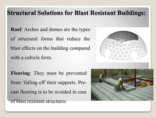 BLAST RESISTANT STRUCTURES | PPTX