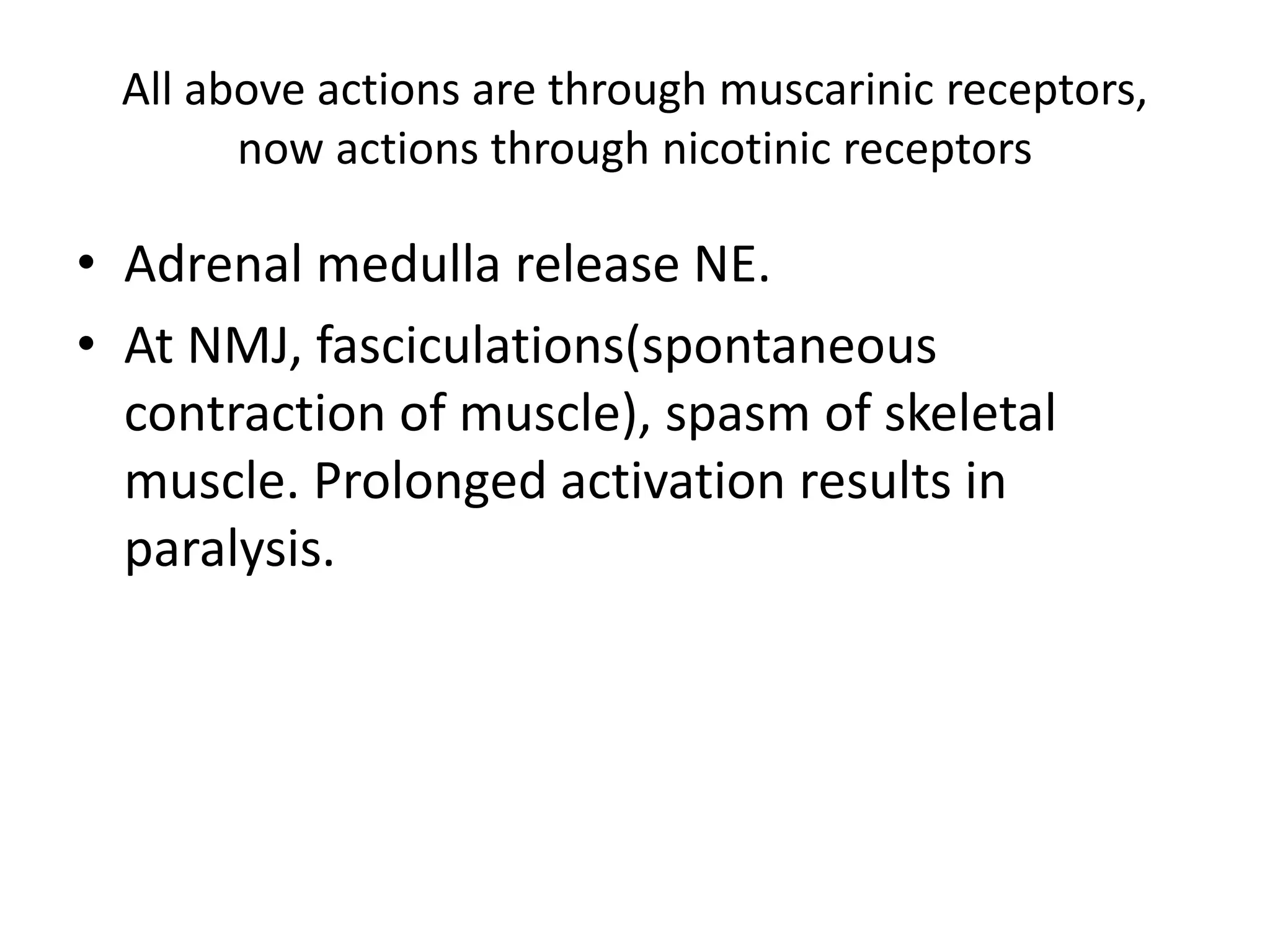 Cholinergic System - Pharmacology | PPT