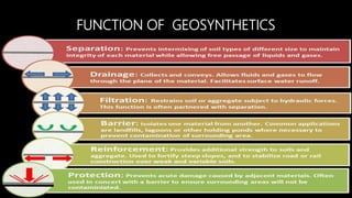 GEOSYNTHETIC TESTING TECHNIQUES | PPTX