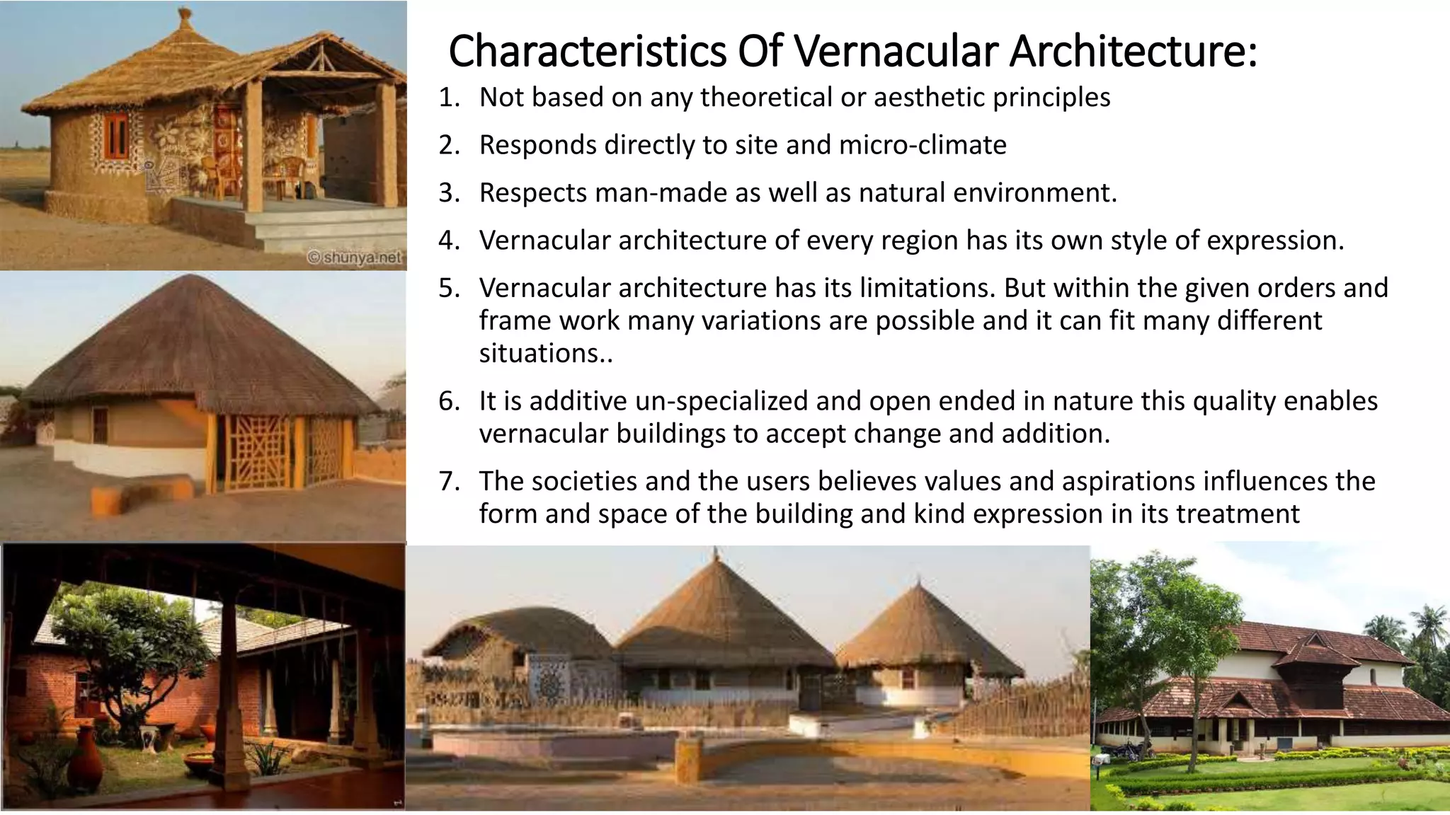 vernacular architecture | PPTX