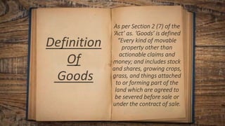 Goods and Types of Goods | PPTX
